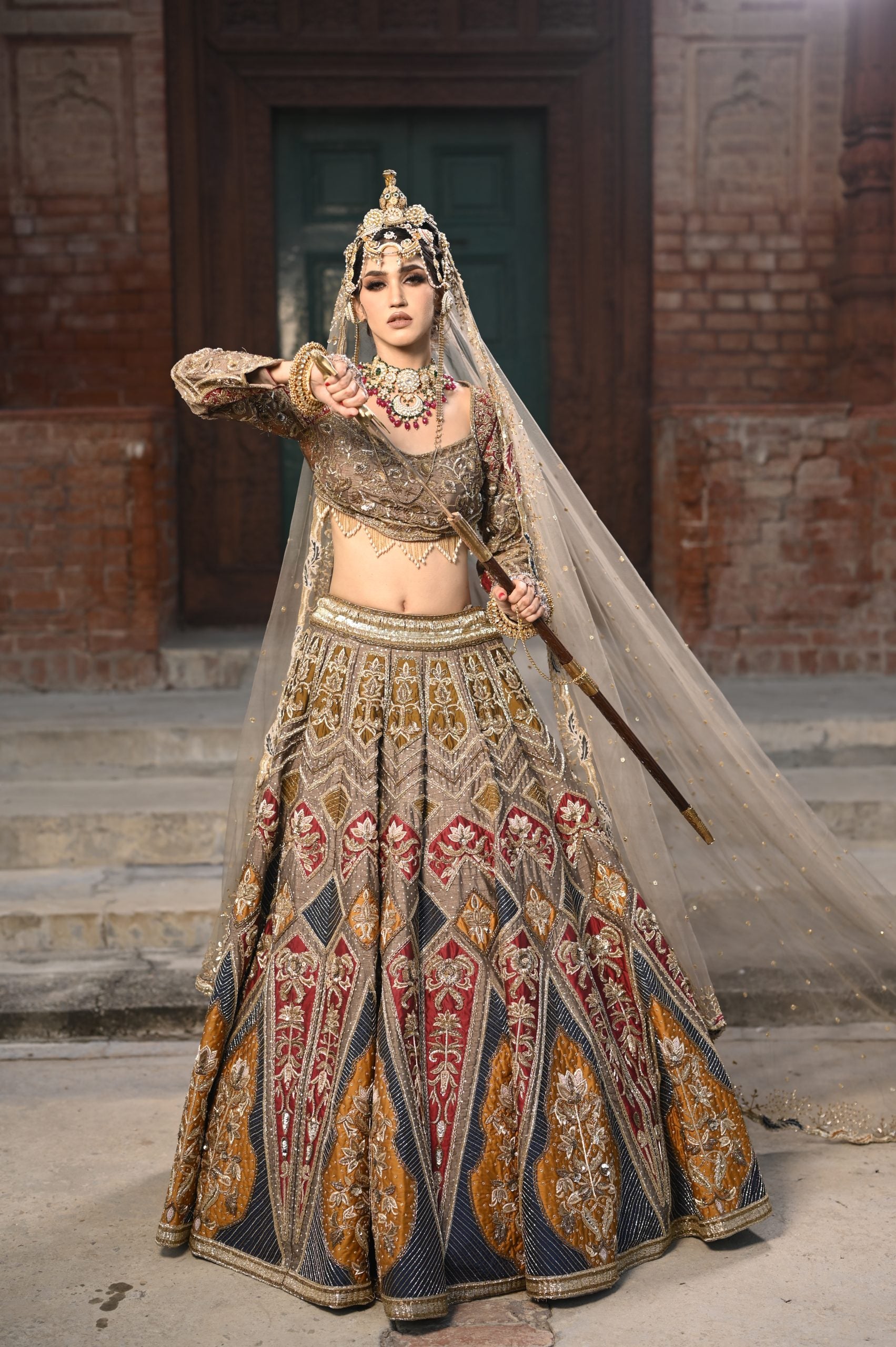 Elephant Grey Lehenga - Amreena – Eli-and-kim